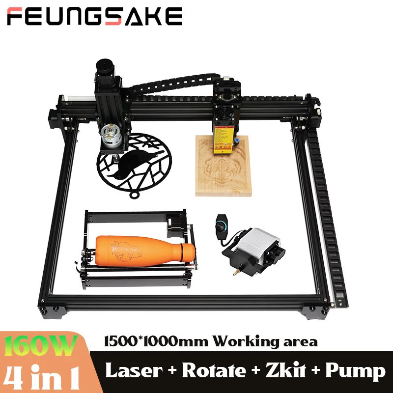 160w-Laser-gravur-Schneide-maschine-CNC-Router-Holz-drucker-Laser-gra ...