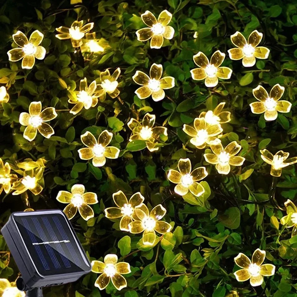 Outdoor-Solar-LED-Light-Garden-Decoration-Crystal-Cherry-Lights ...