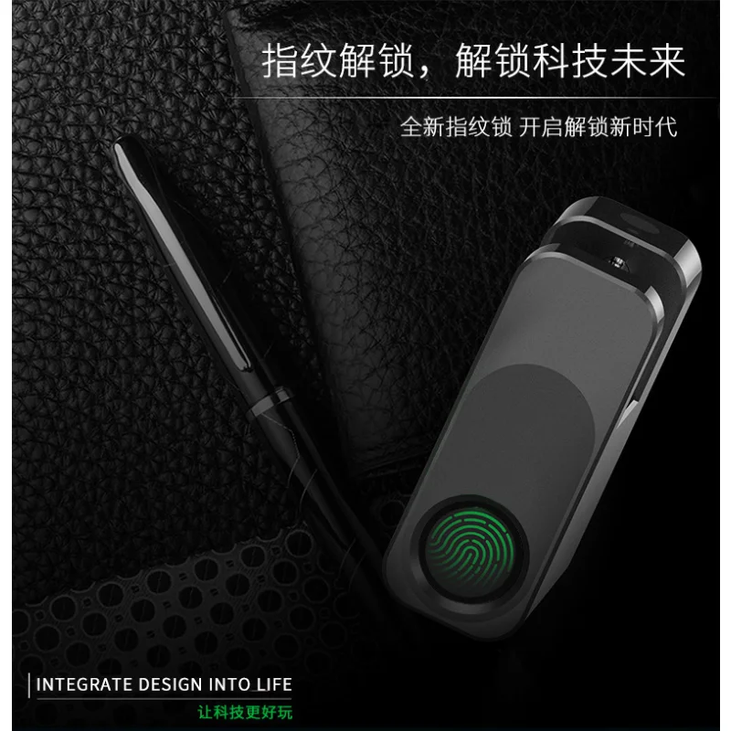 Fingerprint-Padlock-Case-Bag-Lock-Smart-Small-Padlock-Mini-Pull-Rod-Box ...