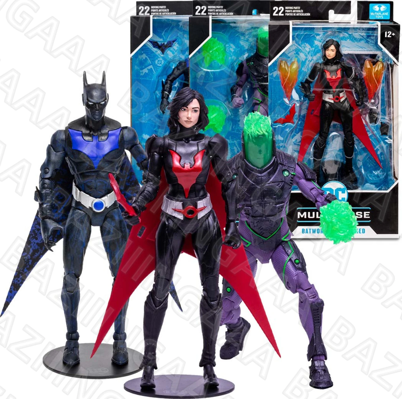 McFarlane-figuras de acción de Batman Beyond Bundle, muñecos de ...