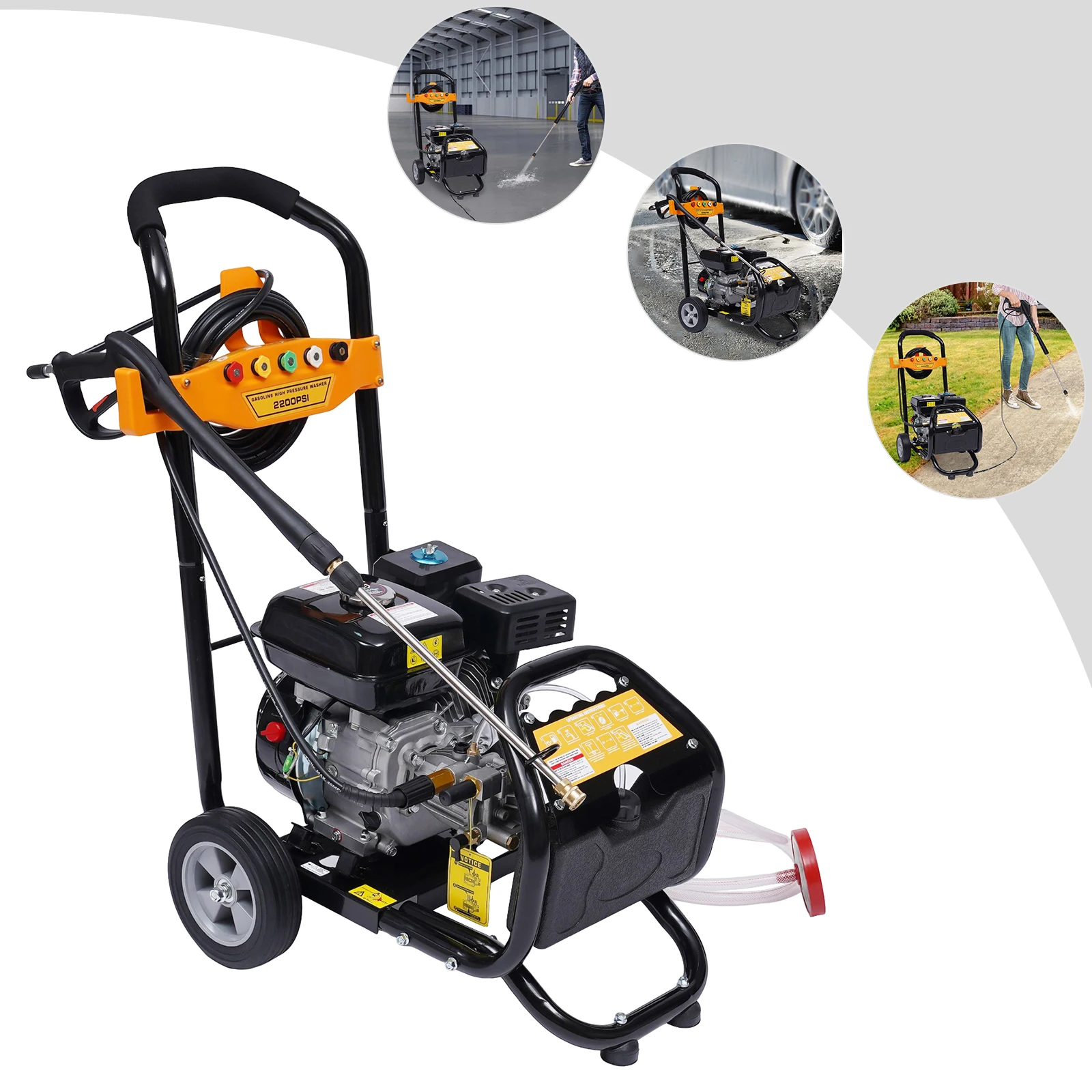 High-pressure-gasoline-washing-machine-7-5HP-Petrol-Pressure-Washer ...