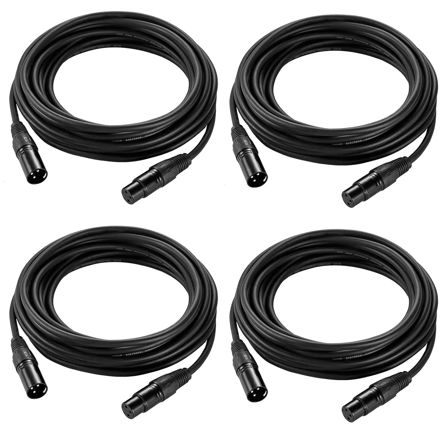 DMX-Cable-Flexible-3-Pin-Signal-XLR-Male-to-Female-DMX-Cable-Wires-for ...