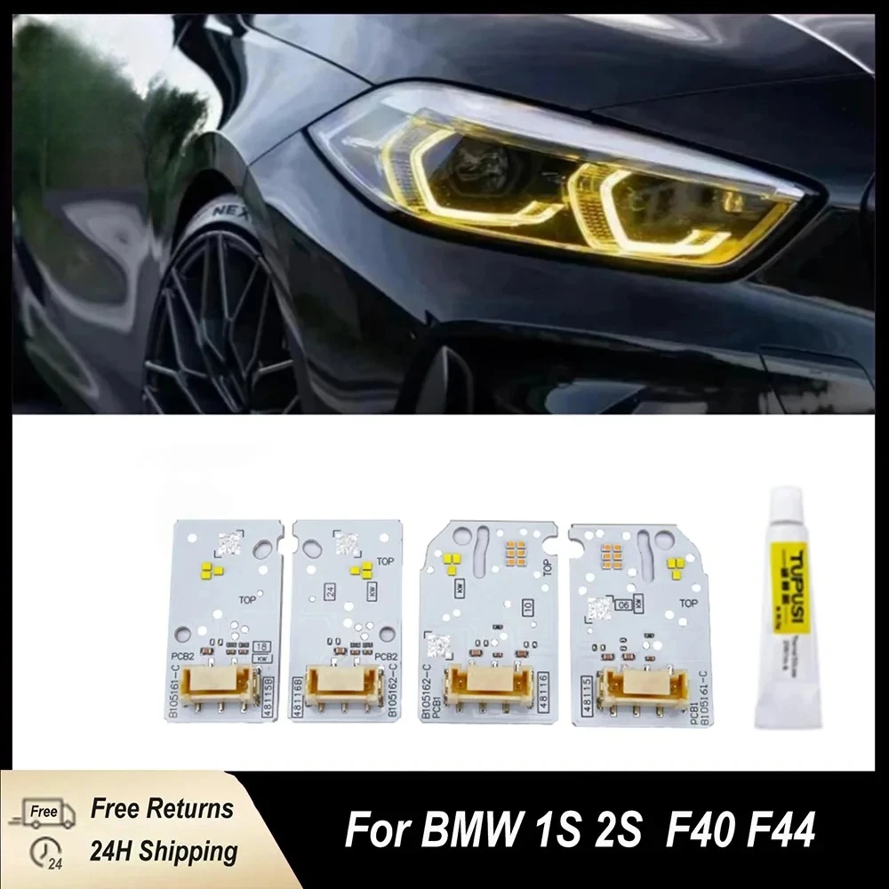 Yellow Angel Eye DRL For BMW 1 2S F40 118i F44 228IX M235IX LED ...