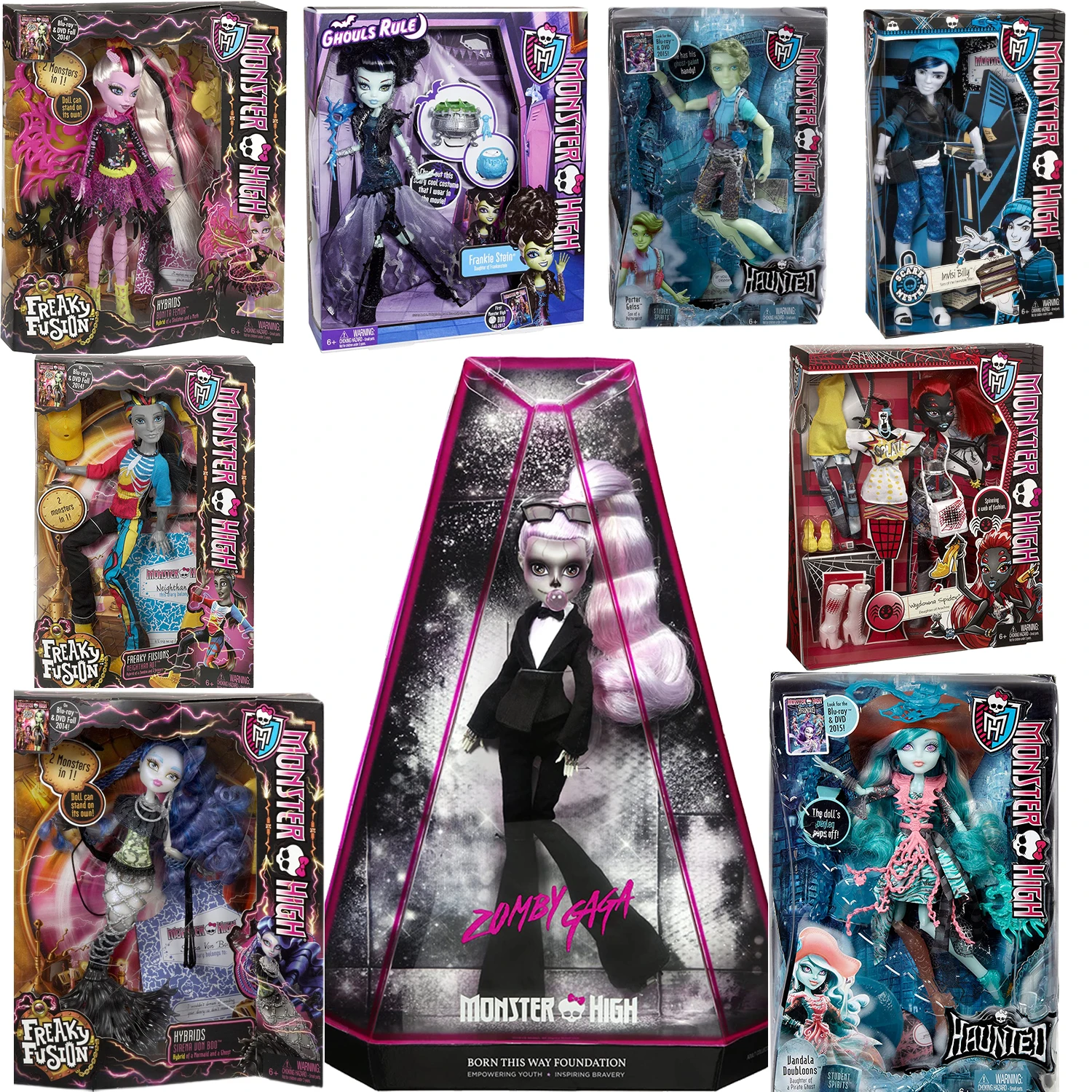 Monster high original ghouls regra frankie stein boneca scaris cidade ...