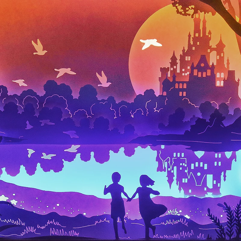 Tangled Castle Silhouette