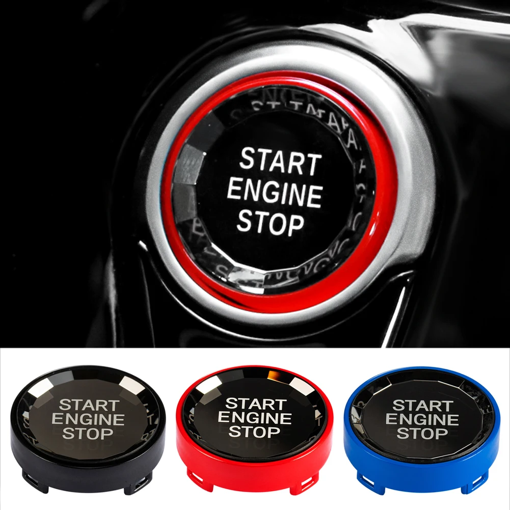 Auto-Engine-START-STOP-Button-Cover-Accessories-for-BMW-E90-E91-E92-E93 ...