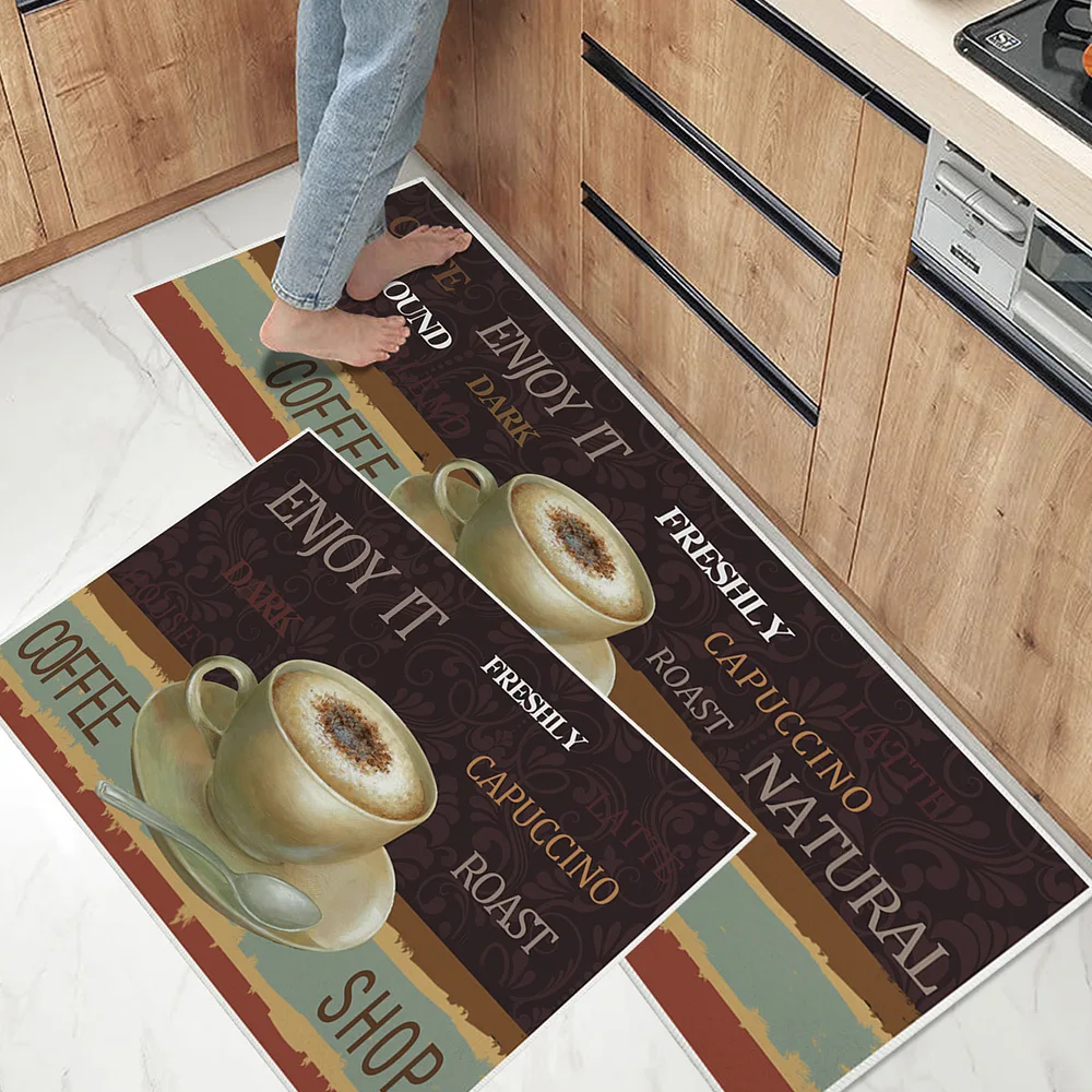 Coffee-Printed-Kitchen-Mat-Simple-Carpet-Household-Door-Mat-Rug-Hallway ...