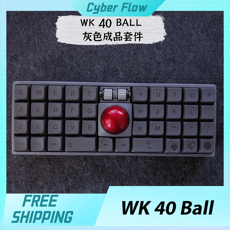 Weekin WK 40 Ball Wired Mechanical Keyboard PMW3360 RP2040 Support Vial ...