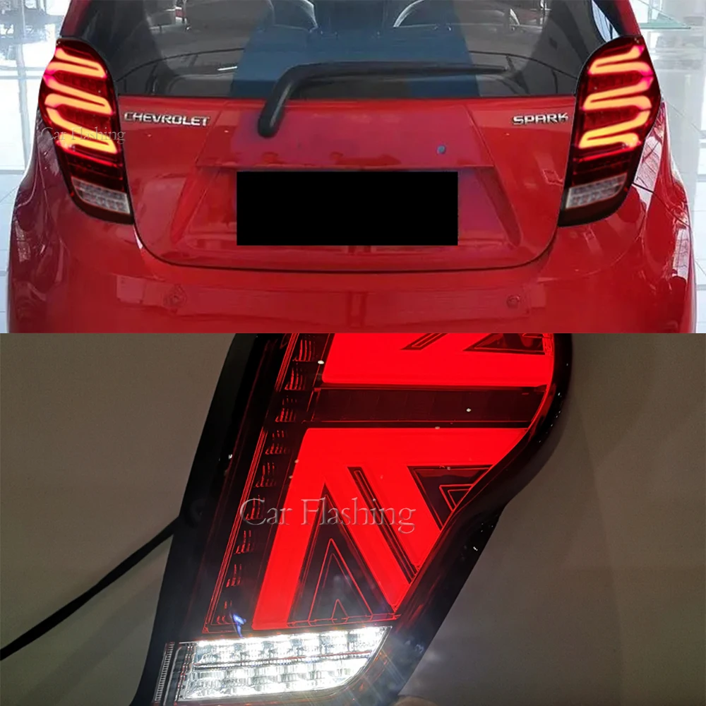 Car-Styling-For-Chevrolet-Spark-2010-2018-Tail-Lights-New-Spark-LED ...