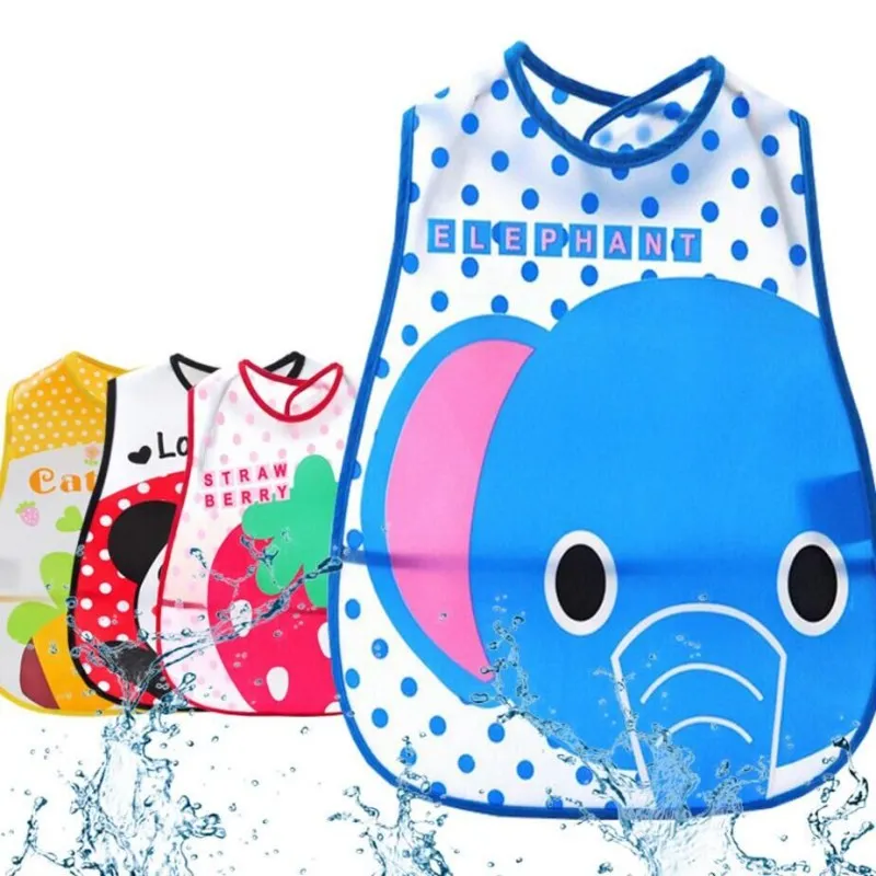8pcs/Lot Translucent Pocket Bib Children Waterproof Bibs 1 To 3 Year ...