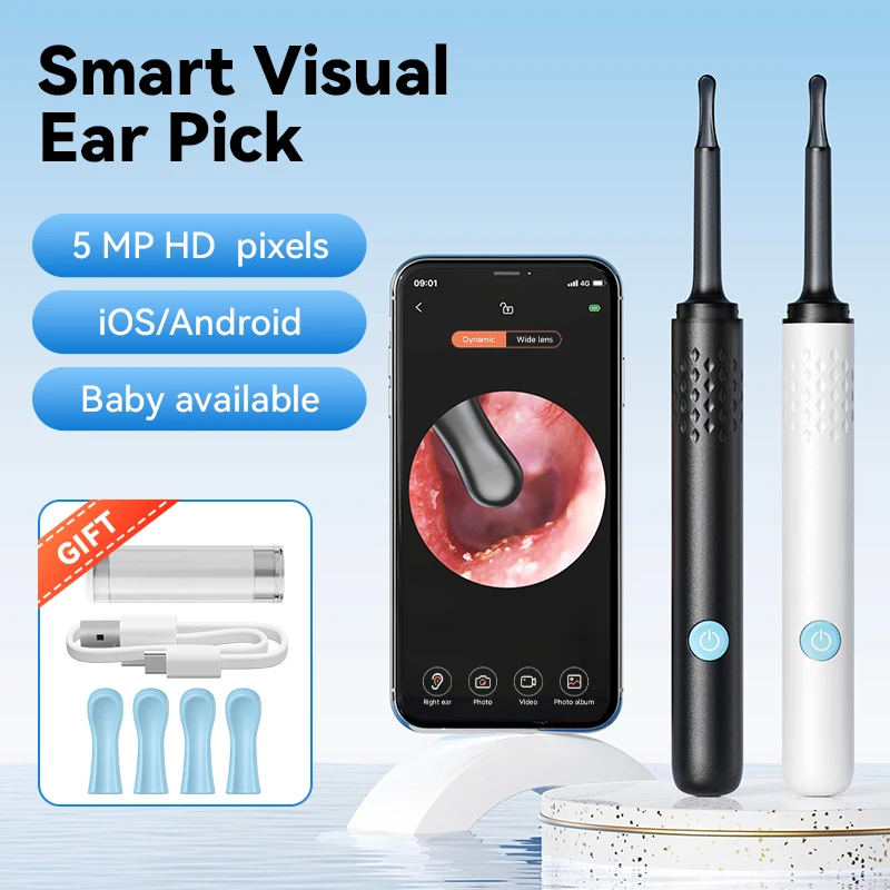 Visual-Ear-Cleaner-With-Camera-6-LED-Lights-4-0mm-Lens-Ear-Wax-Removal ...