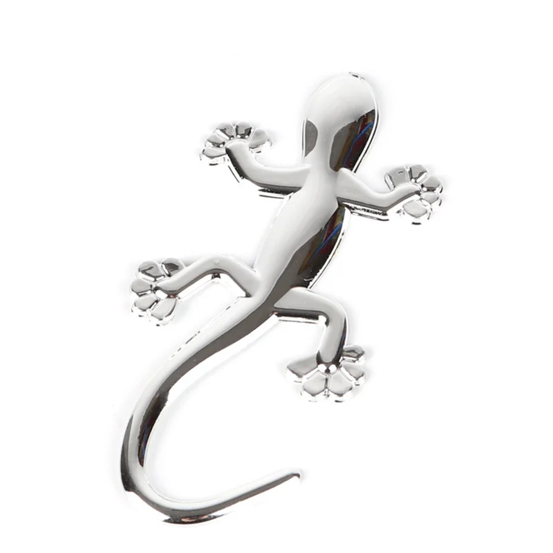 2-4Pcs-3D-Gecko-Lizard-Car-Sticker-PVC-Chromed-Badge-Emblem-Decal ...
