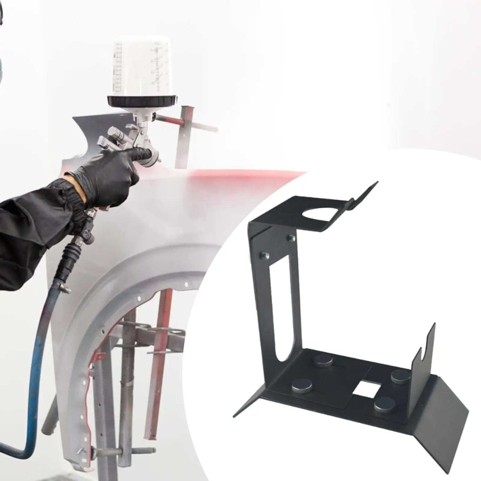 Auto Body Paint Sprayer Stand Hvlp Guns Holder Stand Gravity feed ...