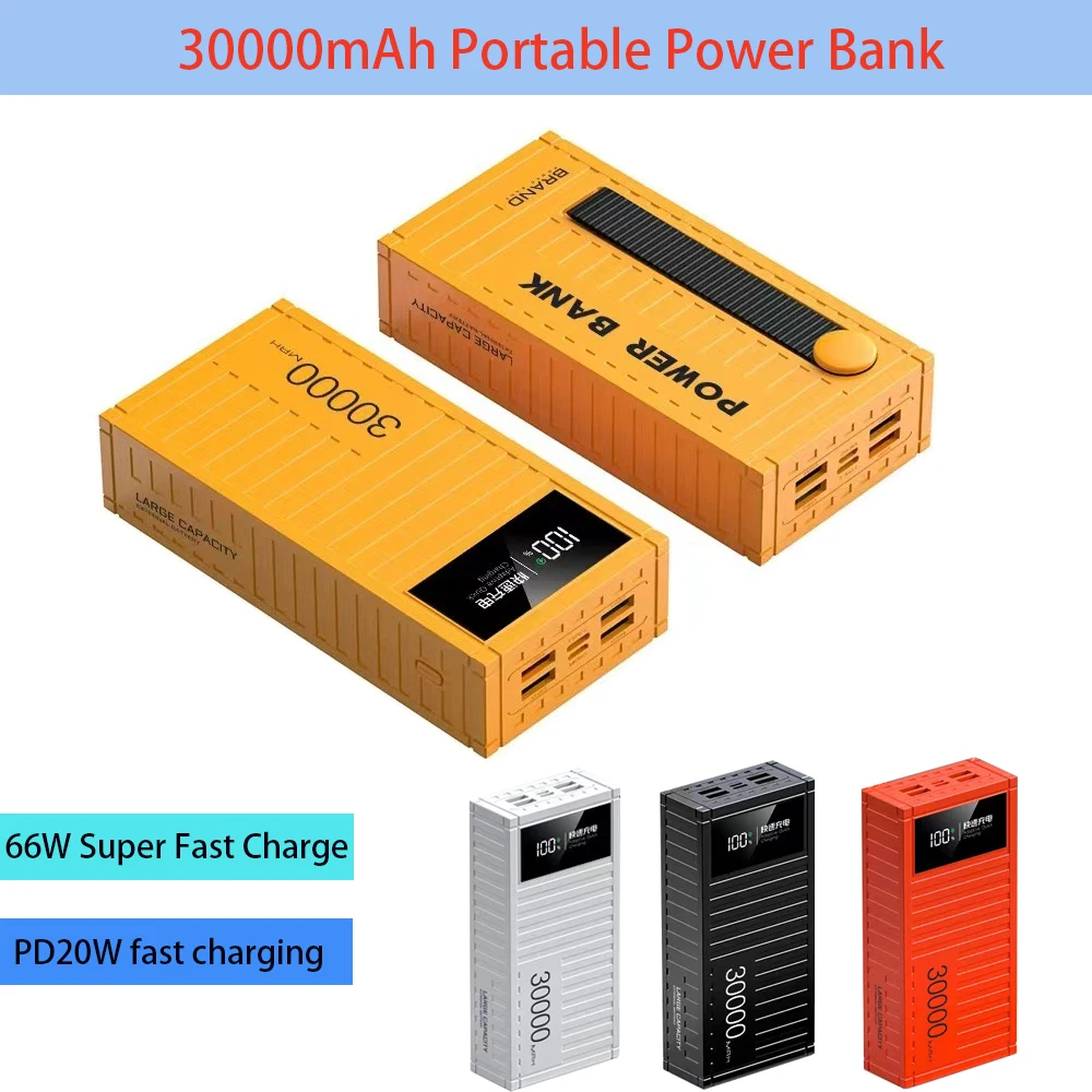 30000mAh-Power-Bank-PD-20W-Fast-Charging-Portable-Outdoor-Power-Station ...