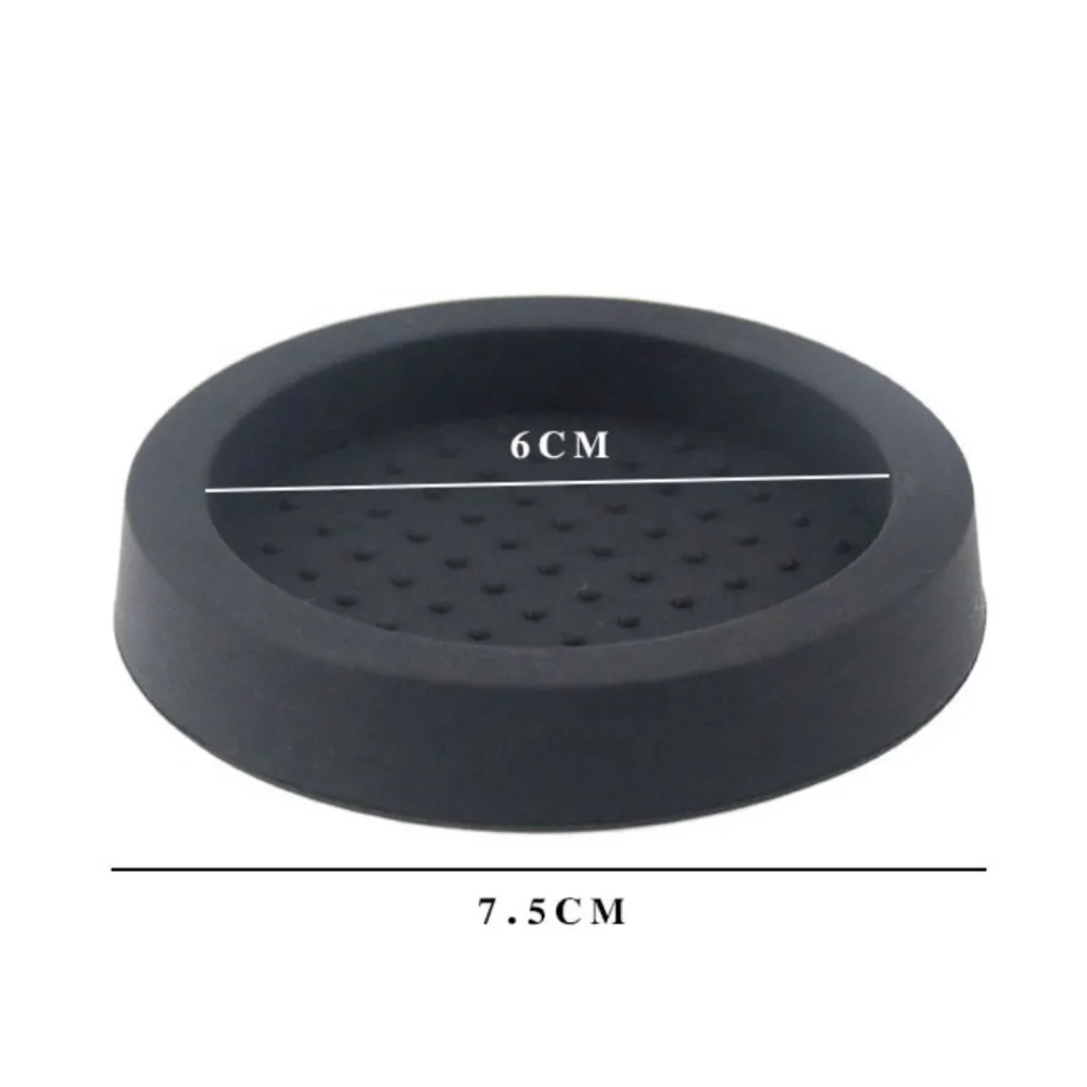 Espresso Coffee Round Tamping/Tamper Pad/Holder BLACK Food Grade ...
