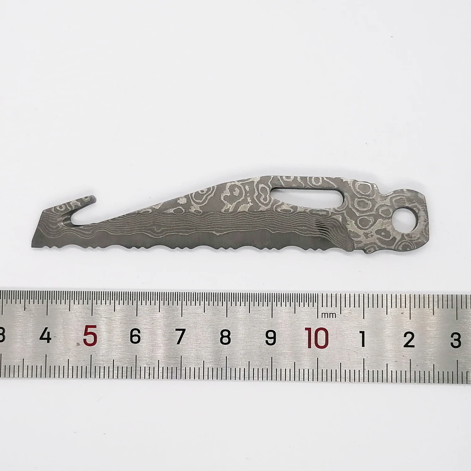 1-Piece-Replacement-VG10-Core-Damascus-Steel-Serrated-Blade-with ...