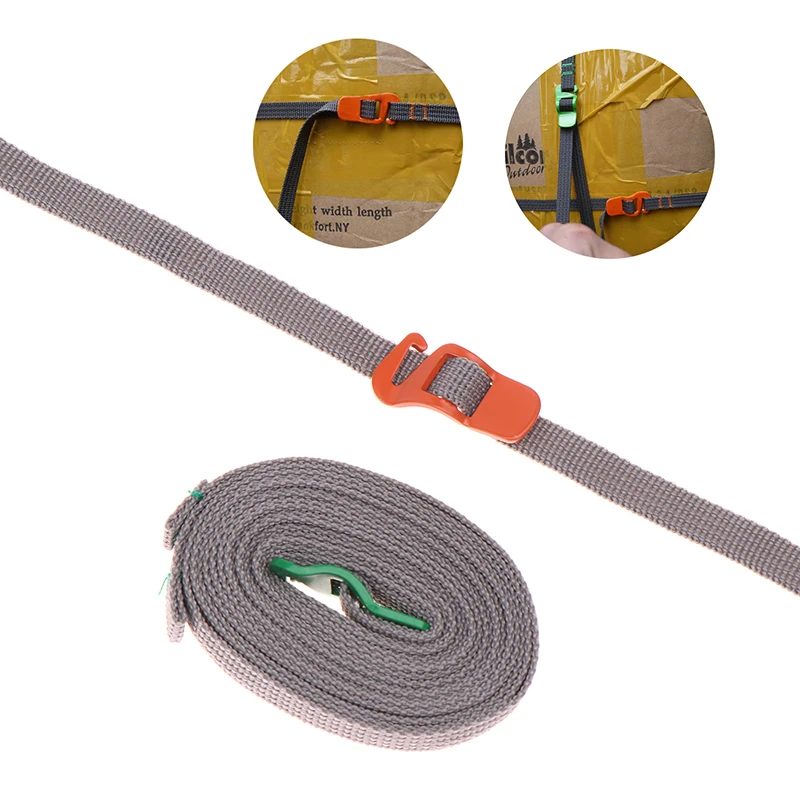 Outdoor-Travel-Backpack-Nylon-Tape-Rope-With-Quick-Release-Hook-Hiking ...