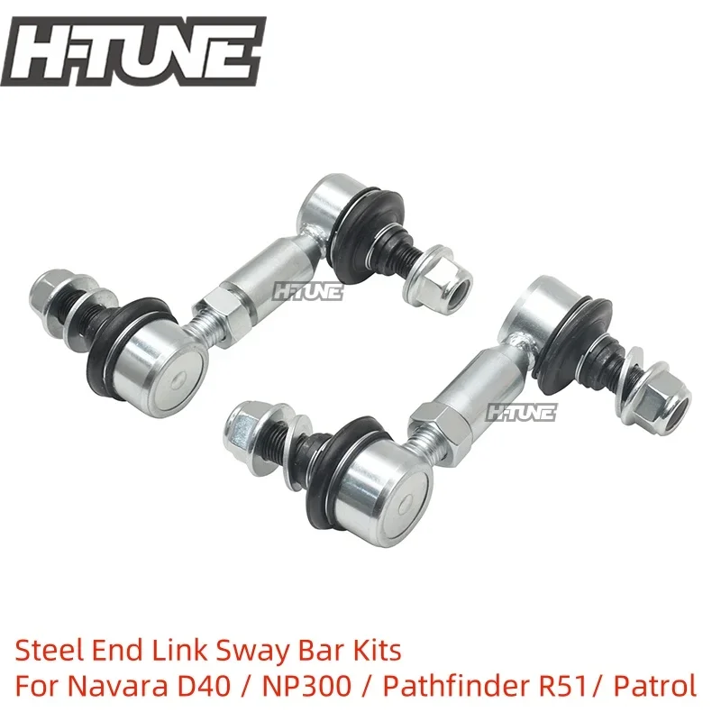 Front Stabilizer Steel End Link Kits One Side Adjustable Sway Bar For ...