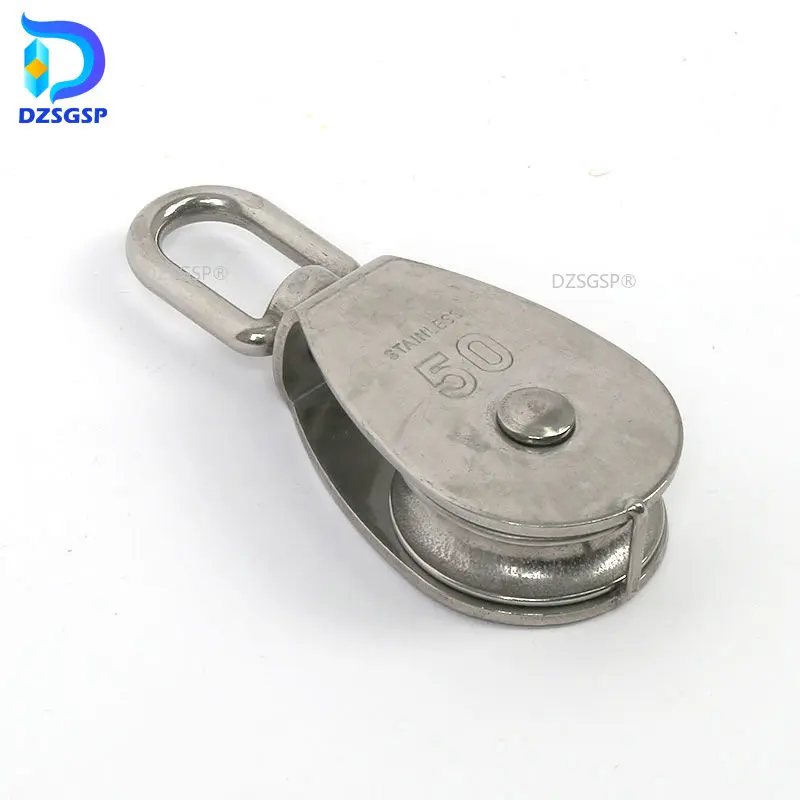 Stainless-Steel-Pulley-Steel-Wire-Pulley-Single-Wheel-Swivel-Lifting ...