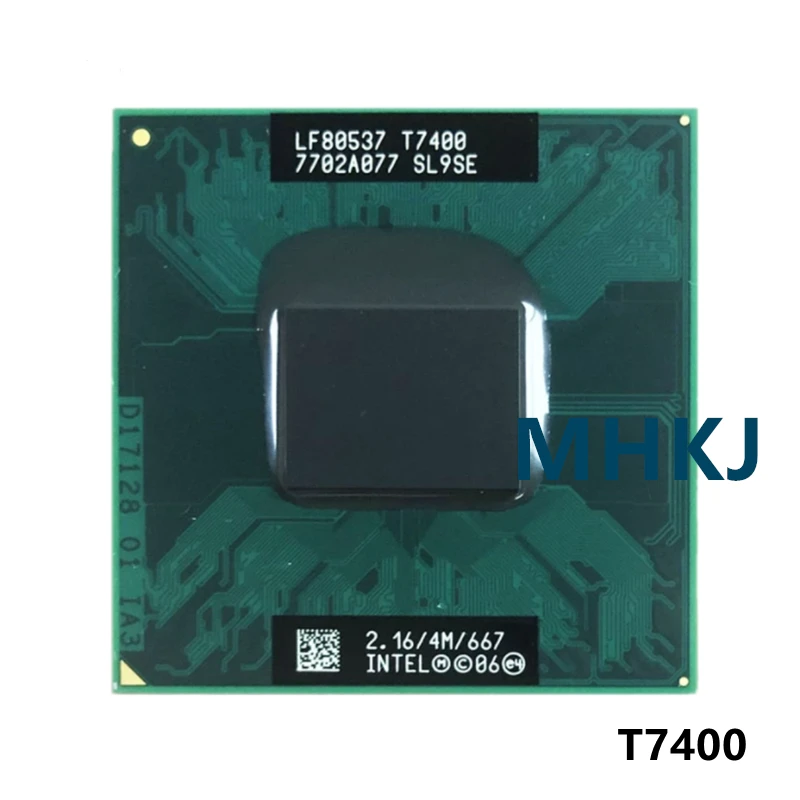 Original Intel Cpu Laptop Core 2 Duo T7400 Cpu 4m Socket 479 Cache/2 ...
