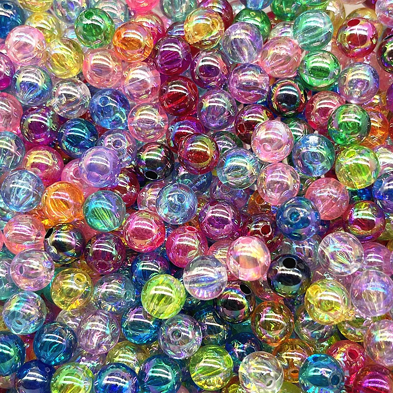 50pcs-8mm-Mixed-Colour-AB-Round-Acrylic-Loose-Spacer-Beads-for-Jewelry ...