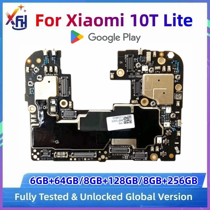 Unlocked Mainboard For Xiaomi Mi 10T Lite 5G Motherboard 10Tlite Logic ...