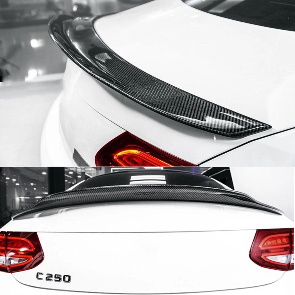 MagicKit Carbon Painted PSM Trunk Spoiler Wing 2015-2021 for Mercedes ...