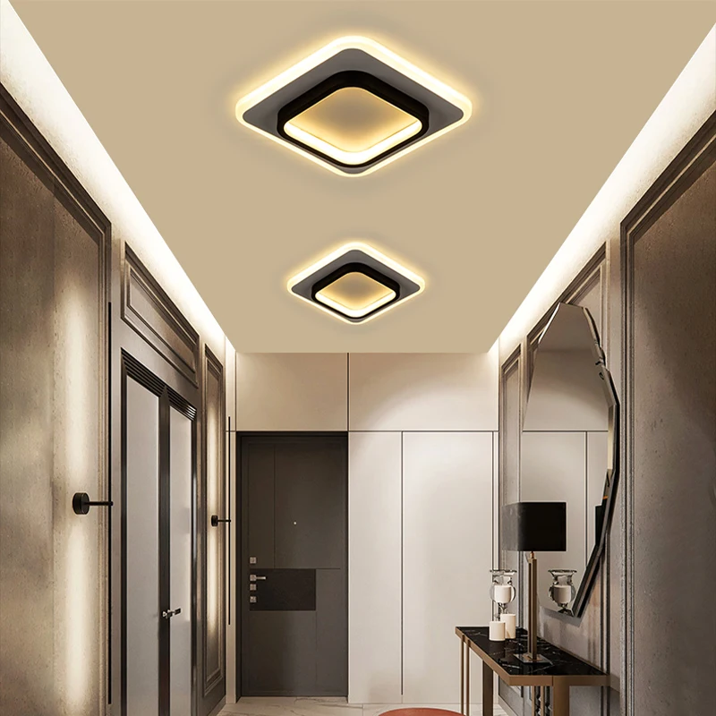 Modern-minimalist-style-square-surface-LED-aisle-ceiling-light-living ...