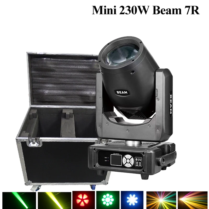 7R flycase 7R Mini 230W Bulb Moving Head Light Stronger Penetrability ...