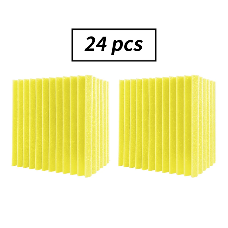 12-24pcs-Soundproofing-Foam-Studio-Acoustic-Panels-12x12x1-Home-Office ...