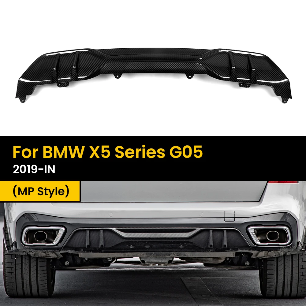 Real Dry Carbon Fiber Rear Diffuser Bumper for BMW X5 Series G05 MP ...