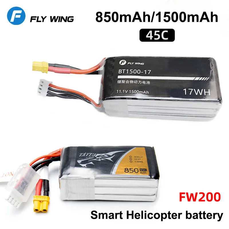 ACE-TATTU-11-1V-3S-45C-850mAh-Fly-Wing-1500mAh-Li-Poly-Battery-For ...