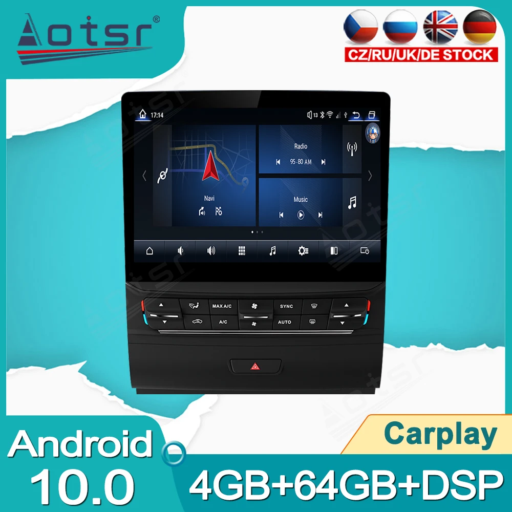 Qualcomm reproductor Multimedia de vídeo y Radio para coche, unidad principal de navegación GPS ...