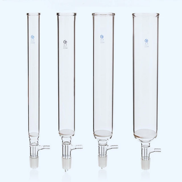 500ml Borosilicate Glass Chromatography Column - 24/40 Joint, 50mm OD ...