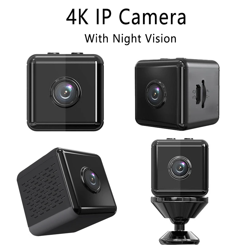 4k Mini Camera 1080p Hd Ip Camera Night Version Voice Video Security ...