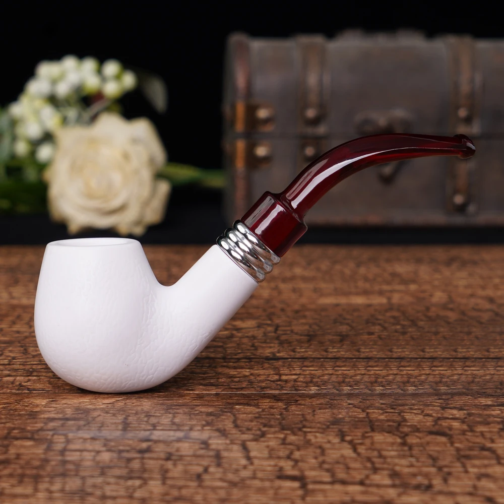 JIBILL-imitation-Meerschaum-pipe-Durable-Classic-Resin-acrylic-Smoking ...