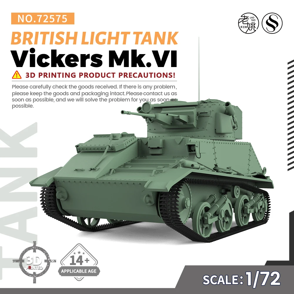 SSMODEL-SS72575-1-72-25mm-Military-Model-Kit-British-Vickers-Mk-VI ...