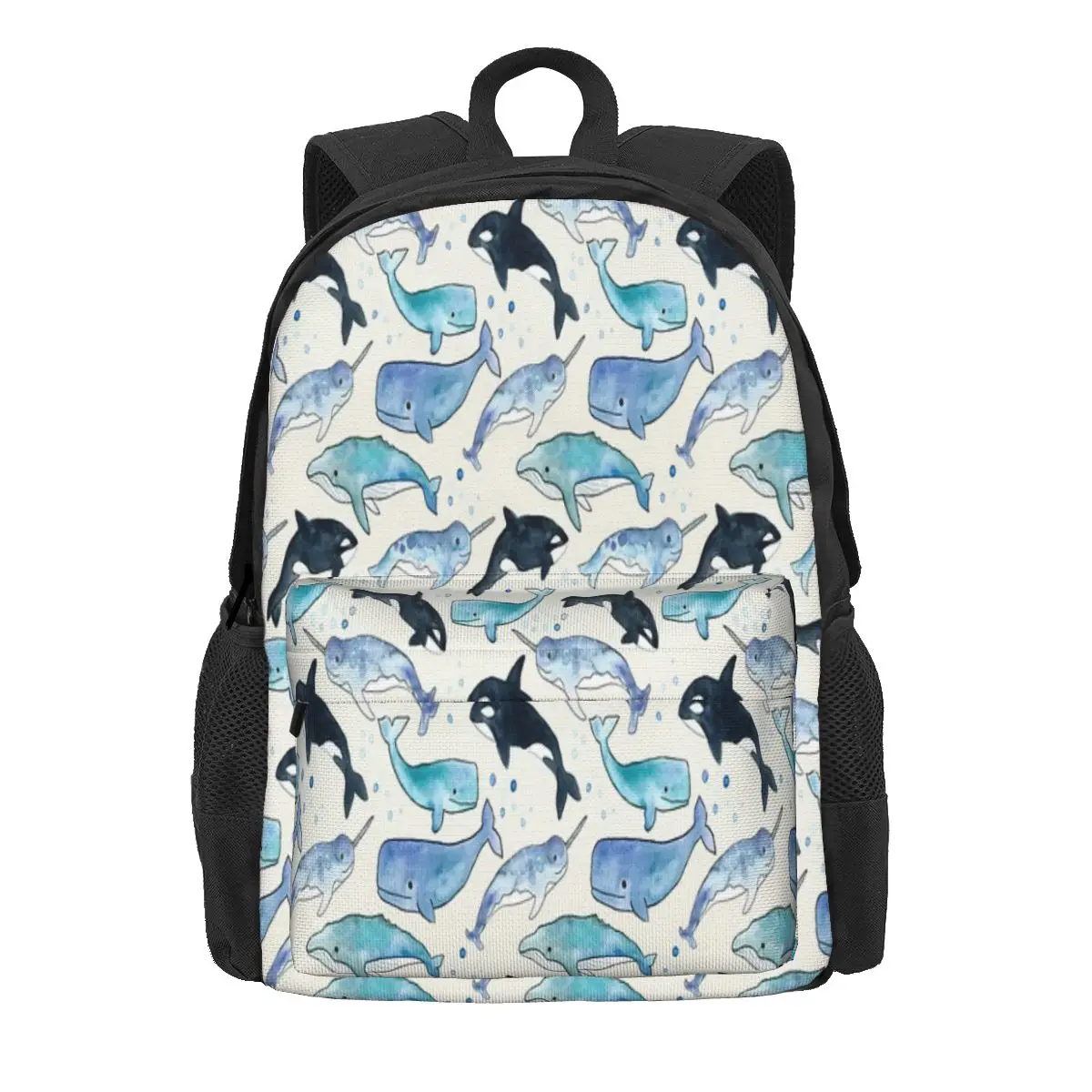 Whales Orcas & Narwhals 2 Backpacks Men's Backpacks Bags For Women ...