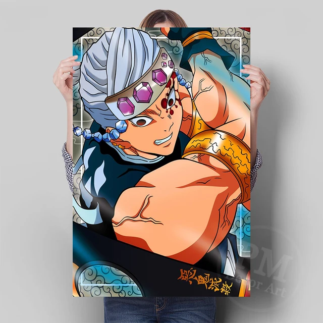 Tengen Uzui Anime Character Decorative Canvas Posters Uzui Tengen ...