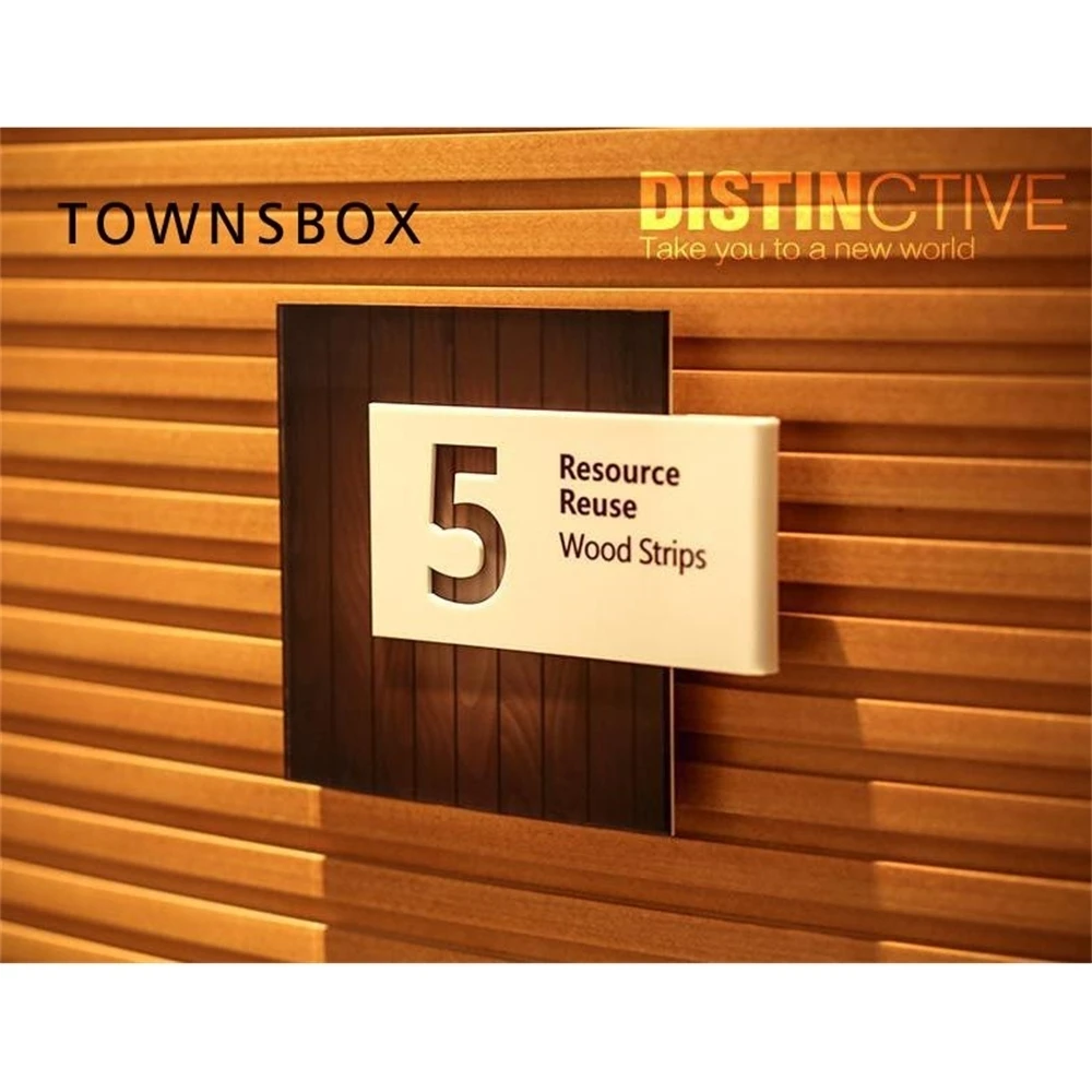 Acrylic-Wall-Mounted-Sign-Numbers-Plate-Office-Room-Door-Sign-Number ...
