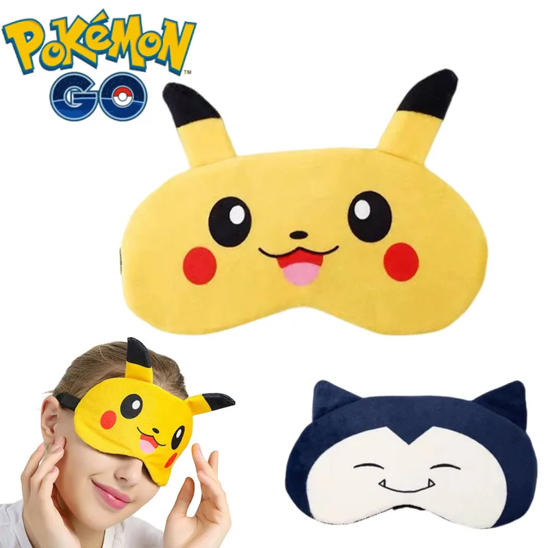 Pokemon-Pikachu-Cartoon-Snorlax-Sleeping-Blackout-Eye-Mask-Anime-Plush ...