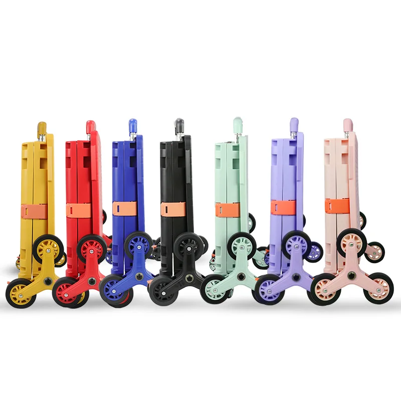 55L-Portable-Small-Foldable-Mini-Shopping-Basket-Cart-Trolley-Tote-Cart ...