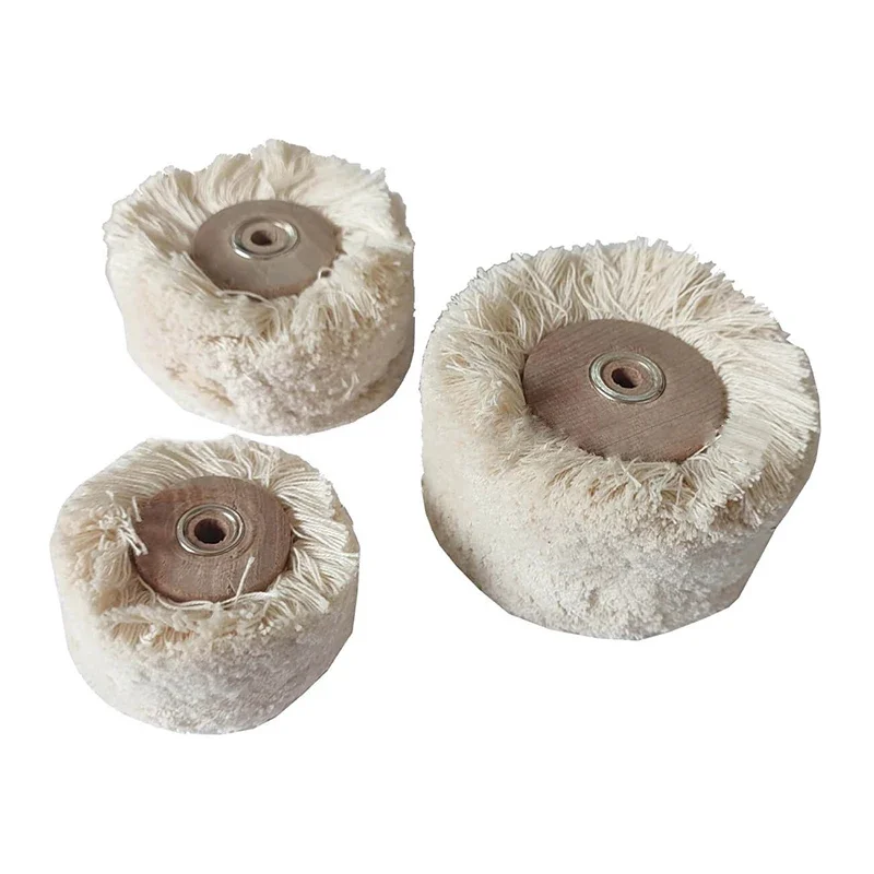 Jewelry-Polishing-Wheel-Wooden-Hub-Cotton-String-Buff-50mm-70mm-80mm ...