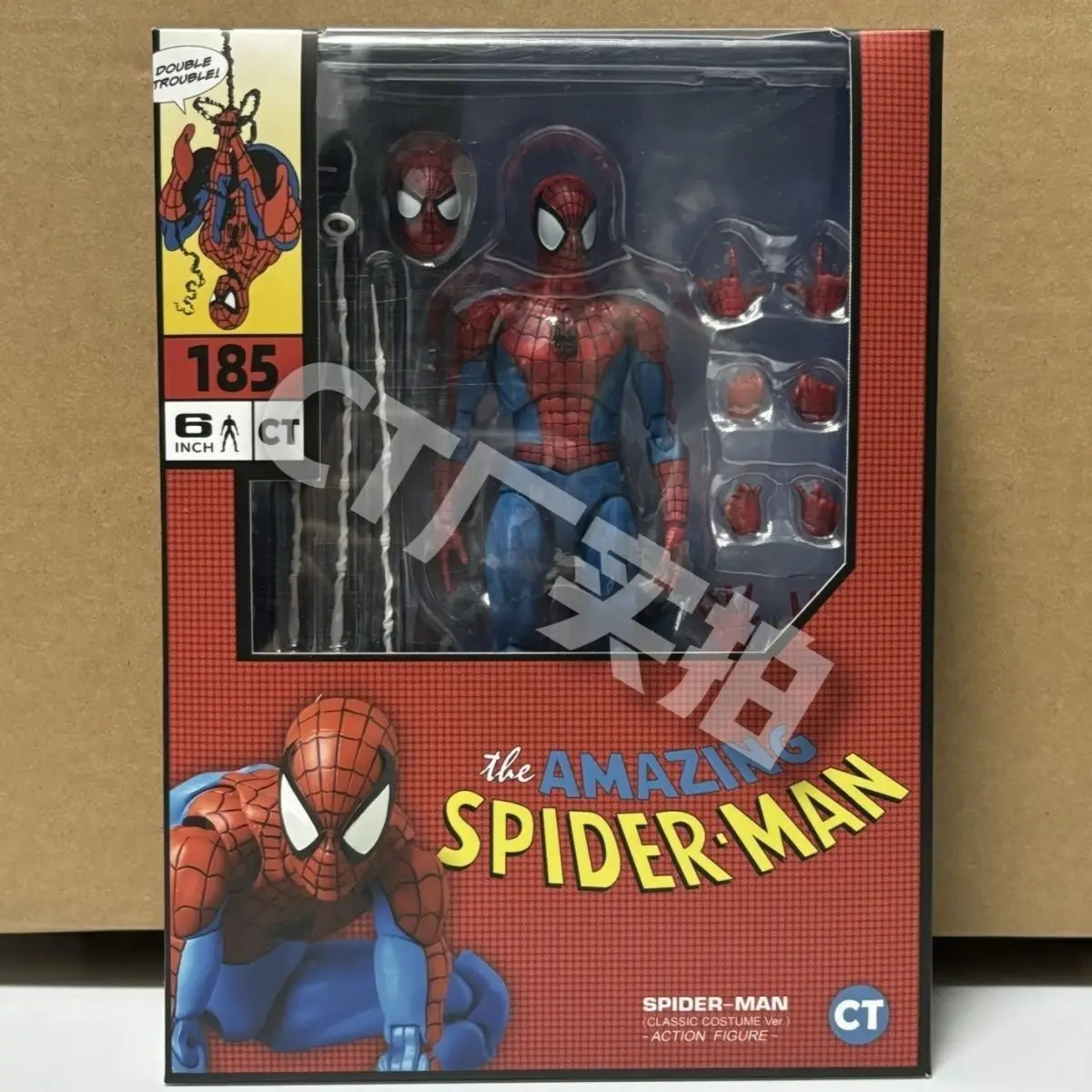 Nueva figura de Spiderman de Ct Toys Mafex 185, disfraz clásico ...