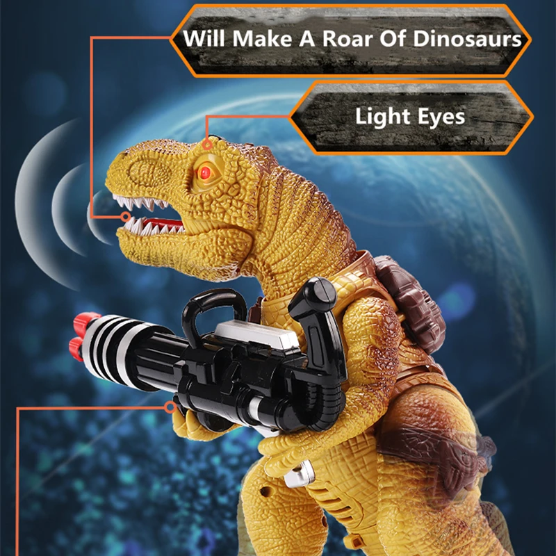 Robot Dinosaurs That Shoot Beams When They Roar