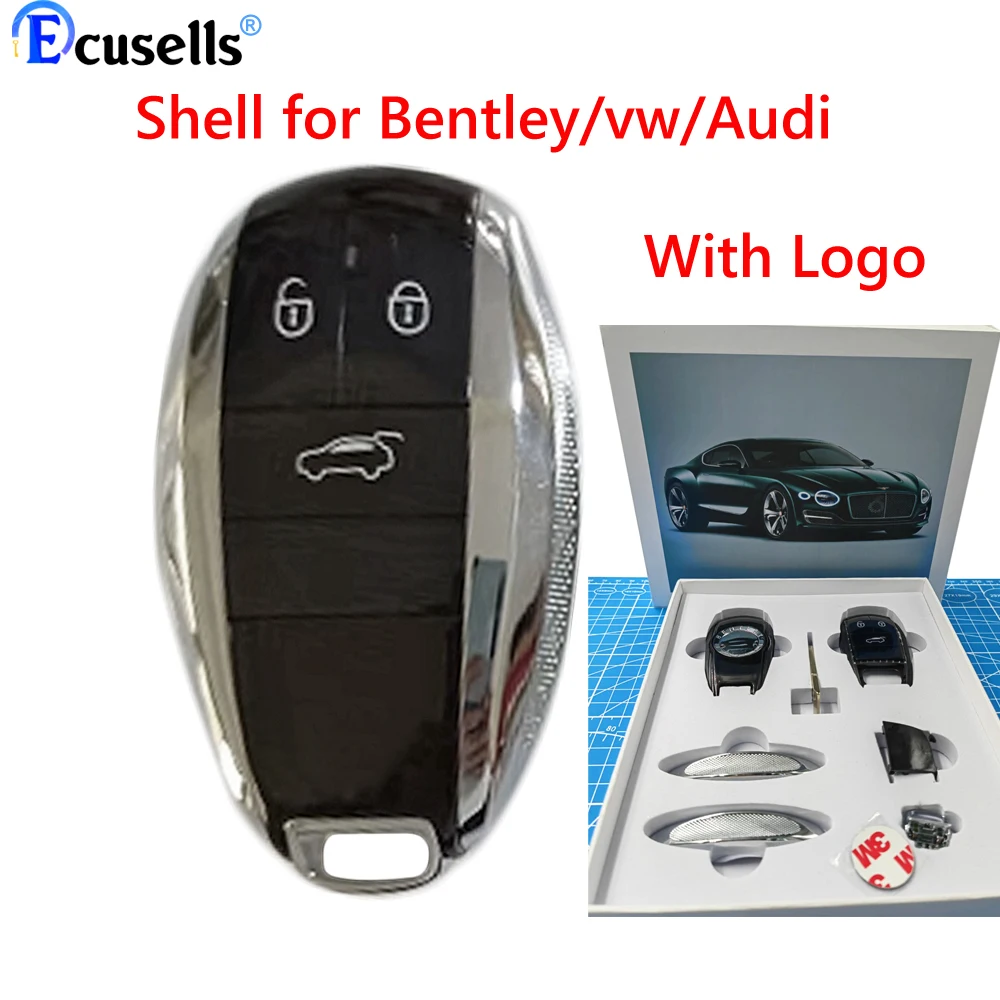 3 Buttons Replacement Smart Remote Control Keyless Start Key Cover Case ...