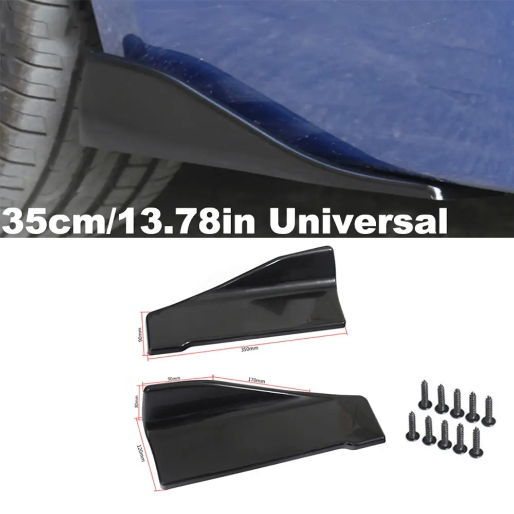 1 Pair Car Rear Bumper Lip Trim Protector Car Side Skirt Cover Car ...