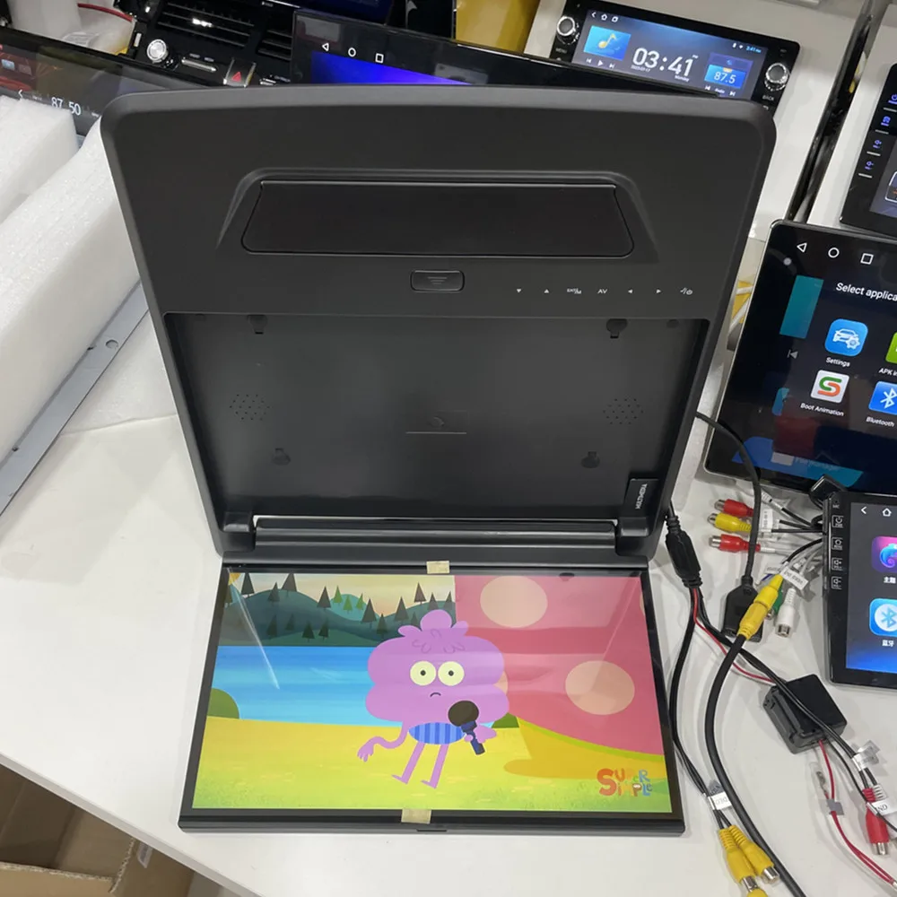 Monitor-dudukan-atap-13-3-inci-khusus-untuk-Toyota-Alphard-HDMI-dan ...