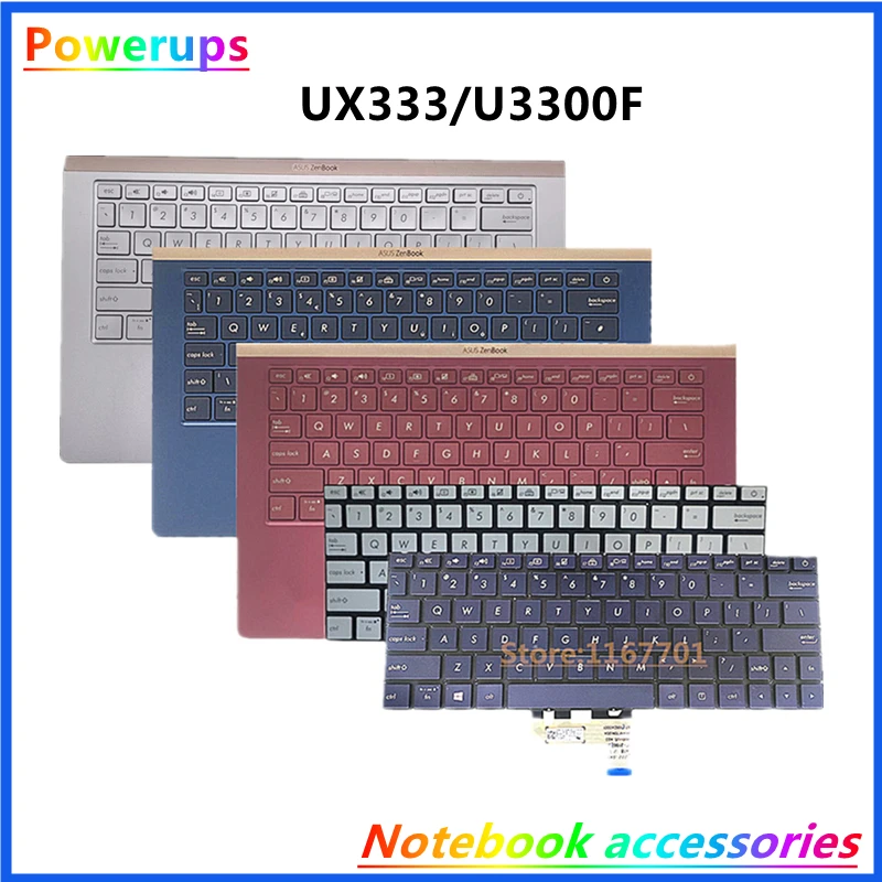 New-Original-Laptop-US-UK-RU-Backlight-Keyboard-Cover-Case-Shell-For ...