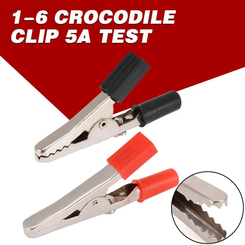 2Ps-Alligator-Clip-Crocodile-Adapter-4mm-Banana-Plug-Probe-Clip-For ...